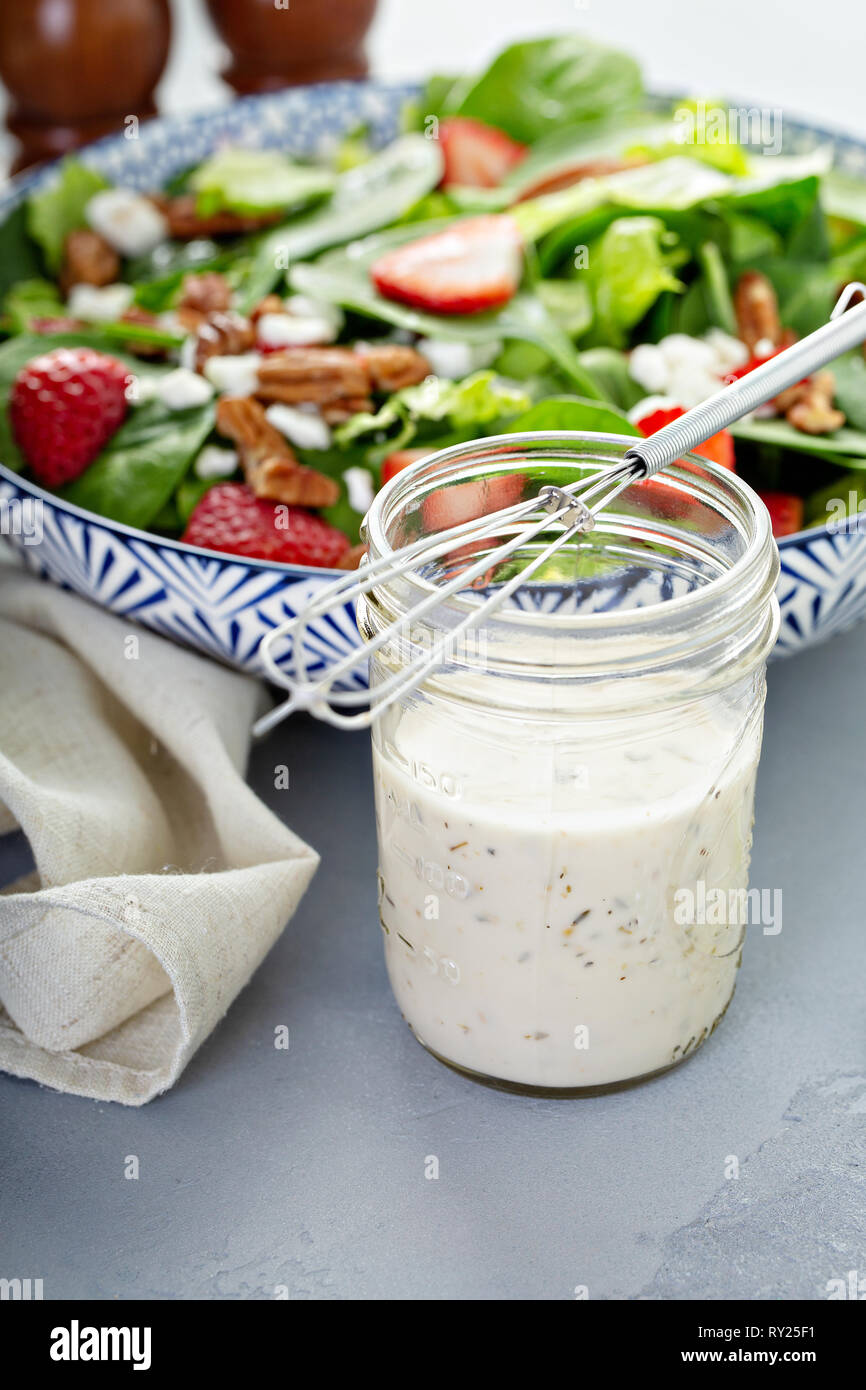 Homemade ranch dressing in hi-res stock photography and images - Alamy