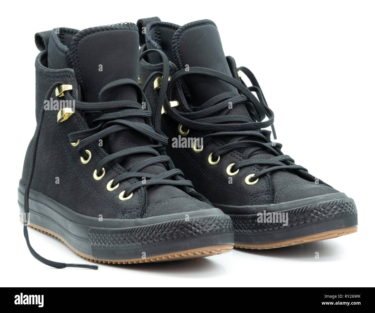 Winter Chuck Taylor All Star winter shoes Stock Photo - Alamy