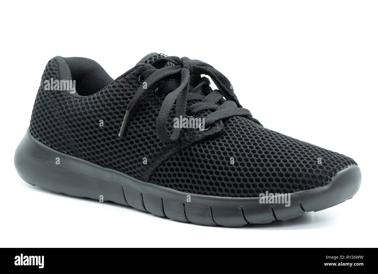 Female profile on black Cut Out Stock Images & Pictures - Alamy