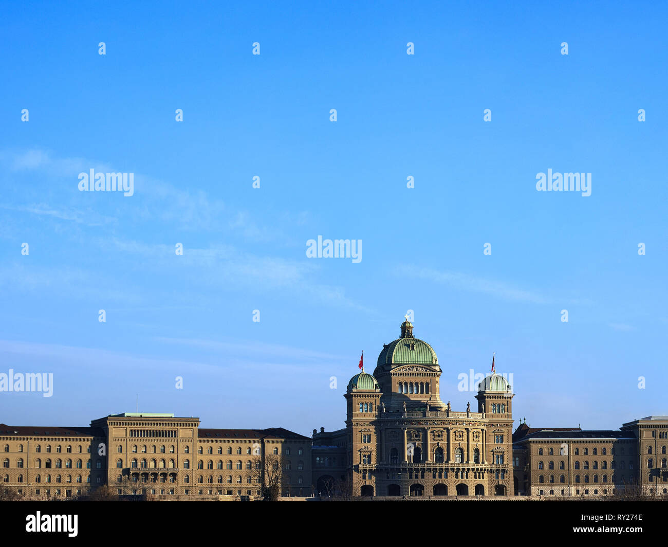 The Federal Palace (1902), Parliament Building (Bundeshaus) housing the ...