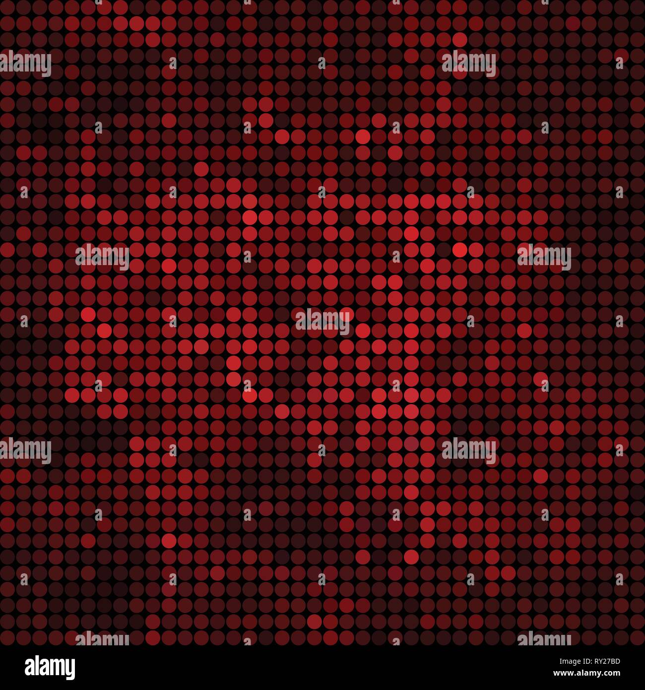 abstract vector colored round dots background - red Stock Vector Image ...