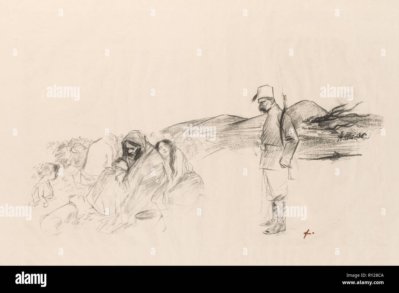 In Greece. Jean Louis Forain (French, 1852-1931). Lithograph Stock ...