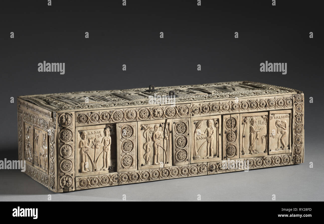 Ivory Box with Scenes of Adam and Eve, 1000-1100s. Byzantium ...