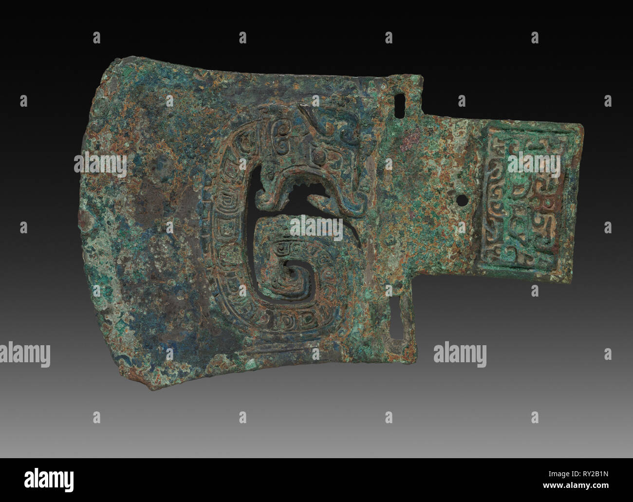 Axe, 1766-1045 BC. China, Shang dynasty (c.1600-c.1046 BC). Bronze ...