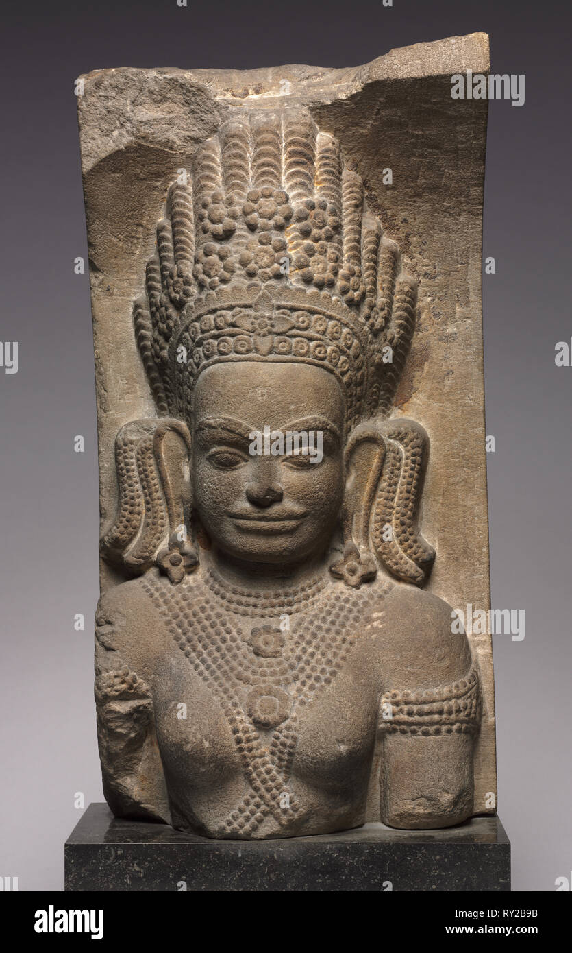 Apsaras, c. 1200. Cambodia, Angkor Thom, Terrace of the Leper King ...