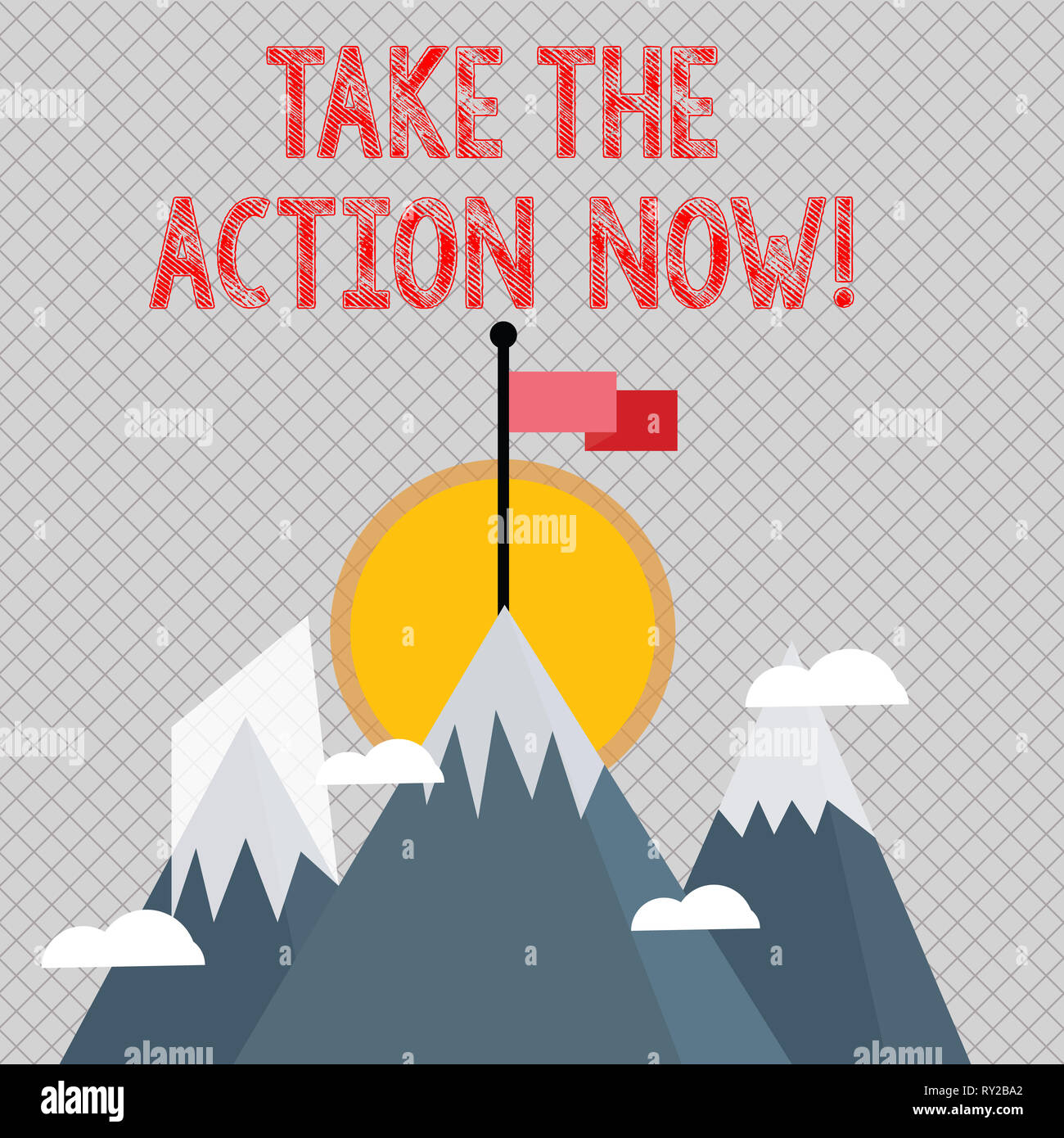 Word writing text Take The Action Now. Business photo showcasing Act ...