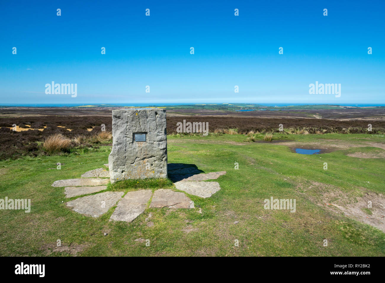 Danby Beacon in the North York Moors national park, England. Stunning ...