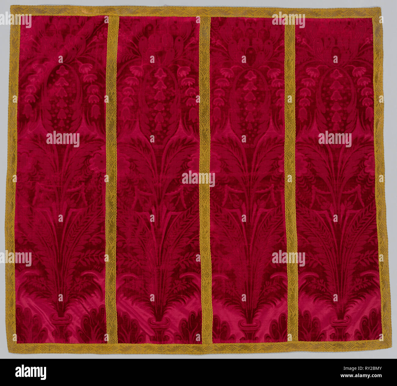 Altar Hanging, 1600s. Italy, 17th century. Velvet; overall: 114.9 x 129 ...