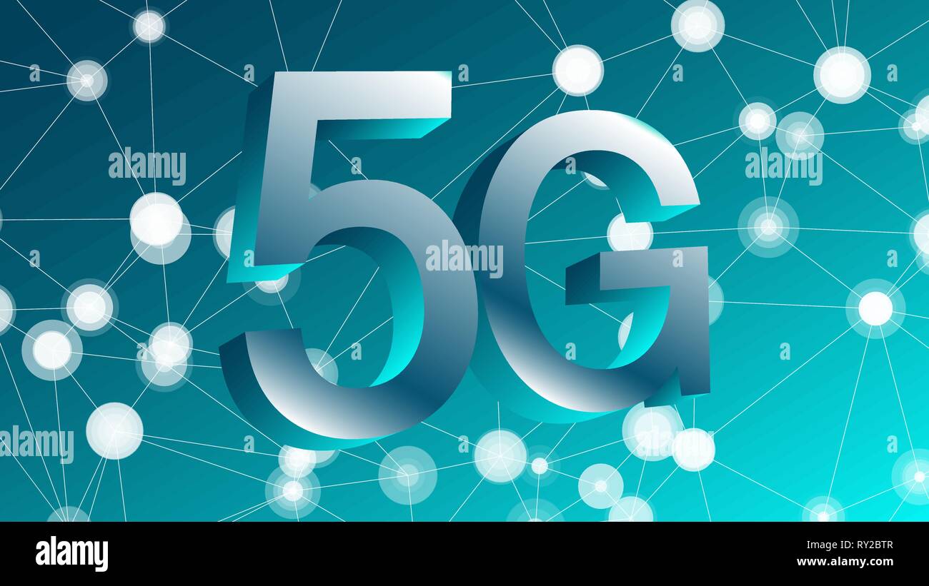 5G creative 3d concept vector illustration Stock Vector Image & Art - Alamy