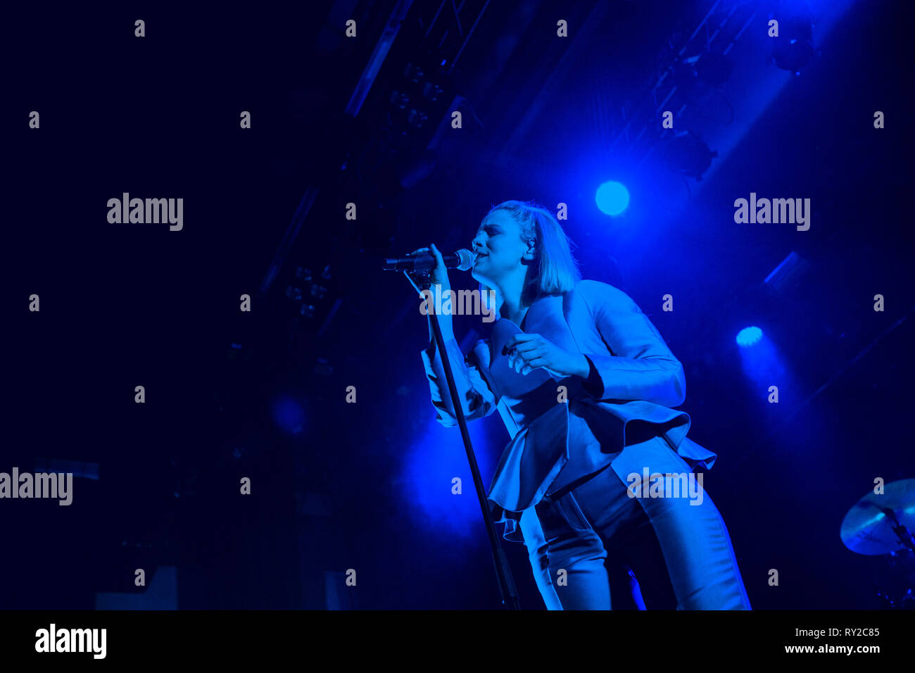 Norway, Bergen - February 22, 2019. The Norwegian folk pop singer and ...