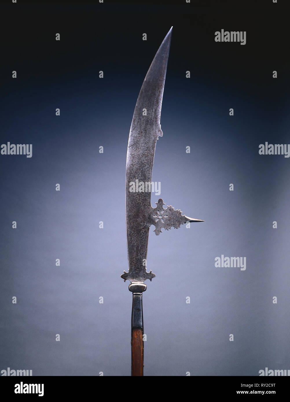 Glaive, c. 1600-1620. Italy, Venice, 17th century. Steel, etched ...