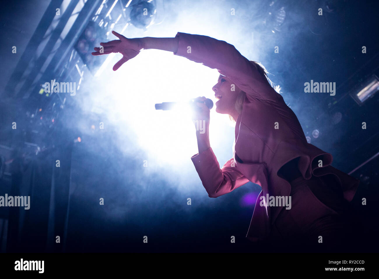 Norway, Bergen - February 22, 2019. The Norwegian folk pop singer and ...