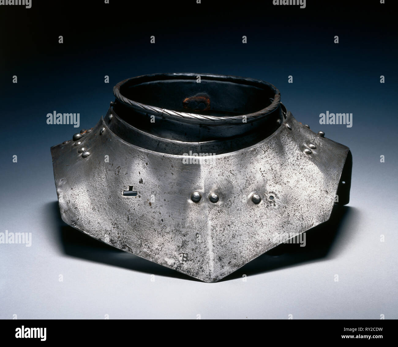 Gorget, c. 1560. Germany, 16th century. Steel; overall: 31.6 x 25.2 x ...