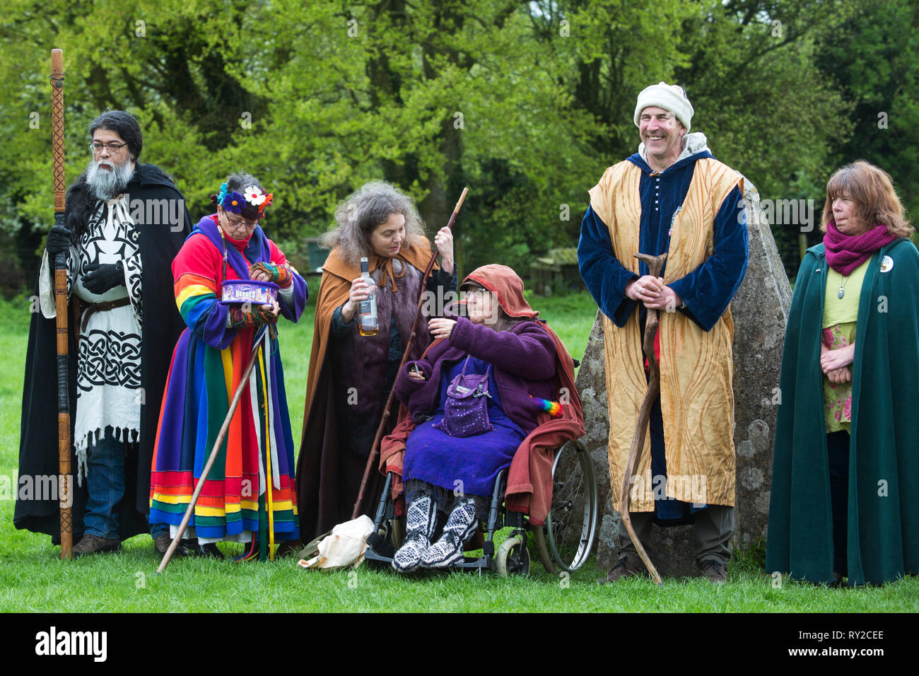 The druids ceremony hi-res stock photography and images - Alamy