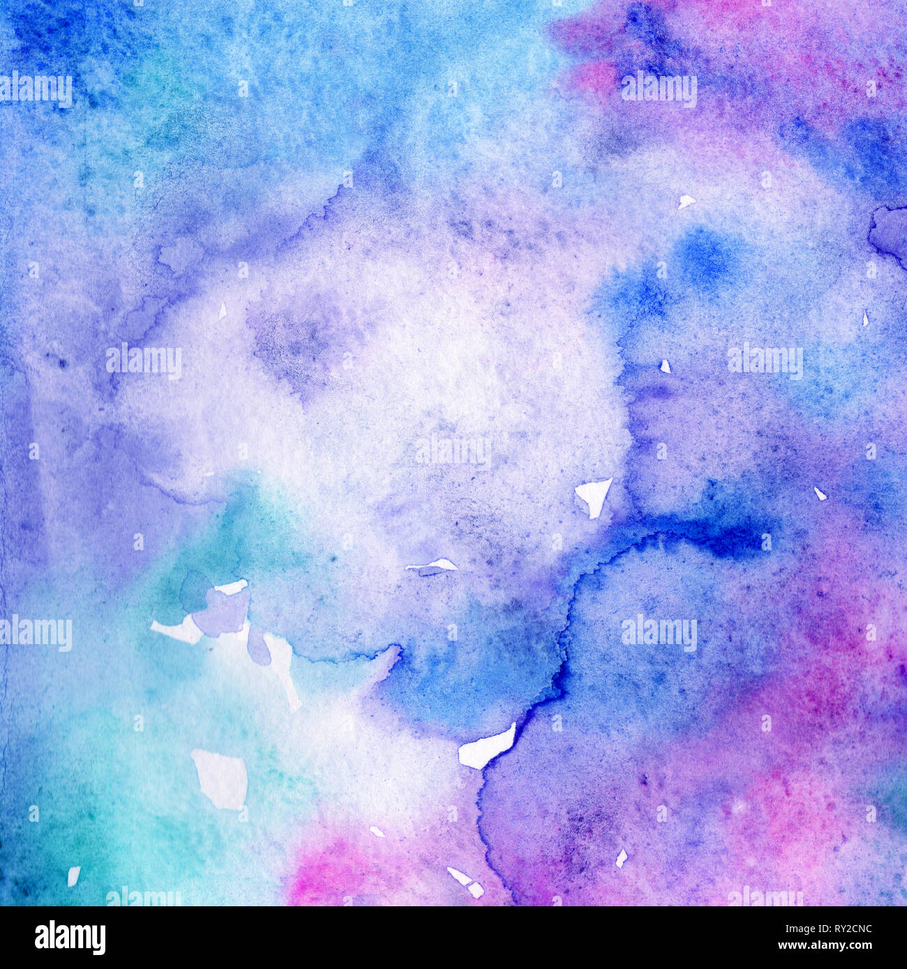 Abstract watercolor paper splash shapes isolated drawing. Illustration ...