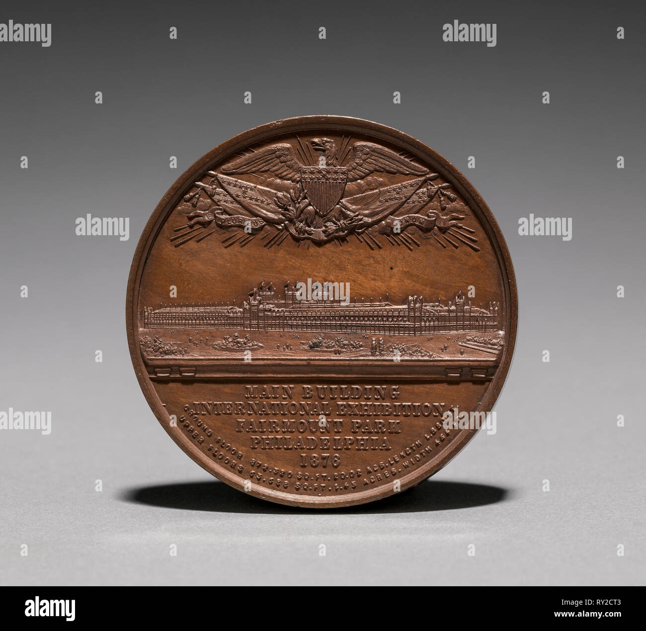 Medal: Commemorating the Centennial International Exhibition, 1876 ...