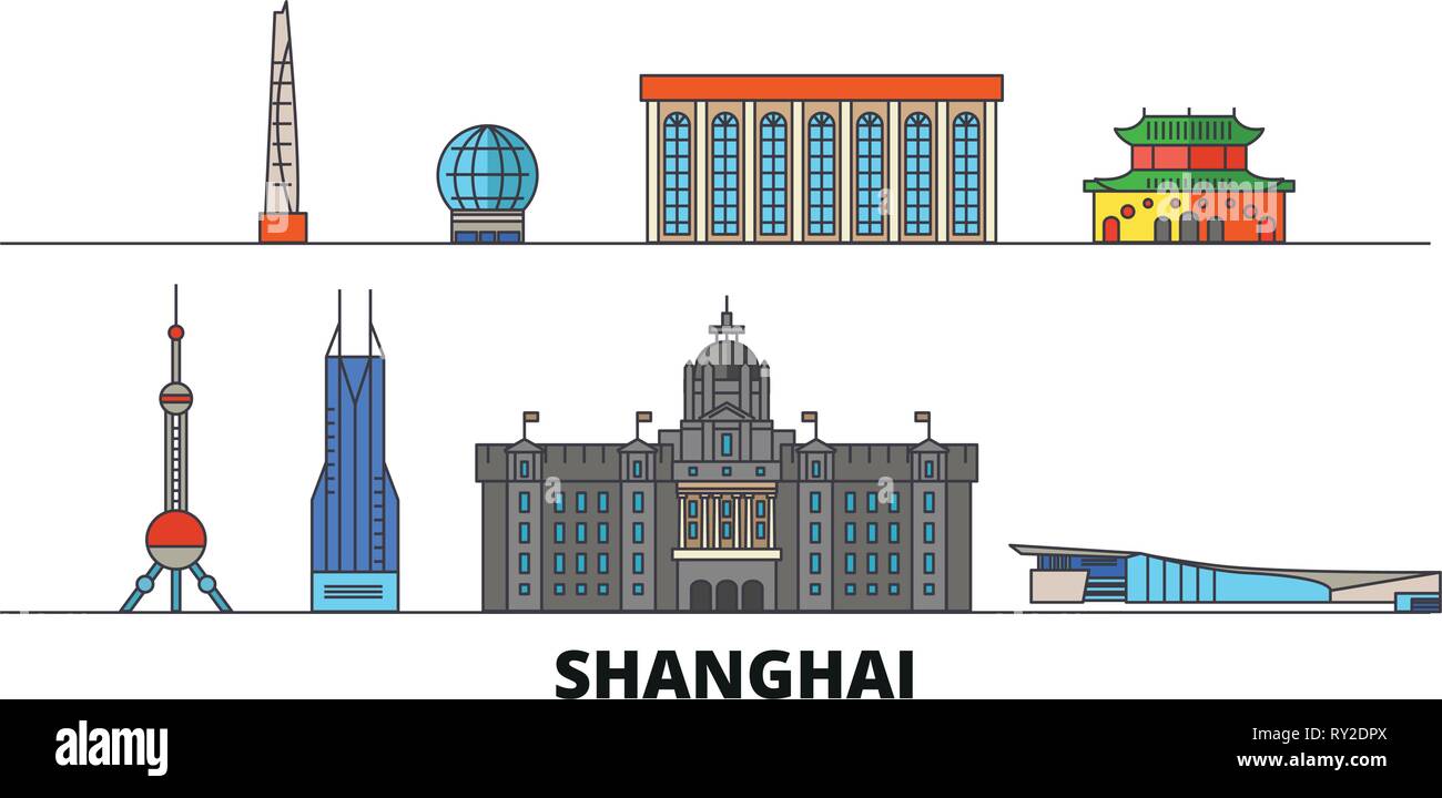 Shanghai Map Vector High Resolution Stock Photography and Images - Alamy