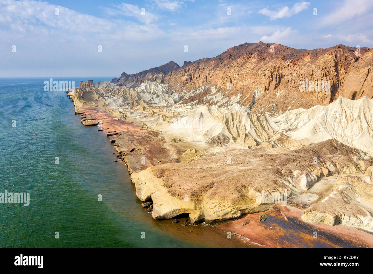 Hormuz Island in the Hormuz straight, south Iran taken in January 2019 ...
