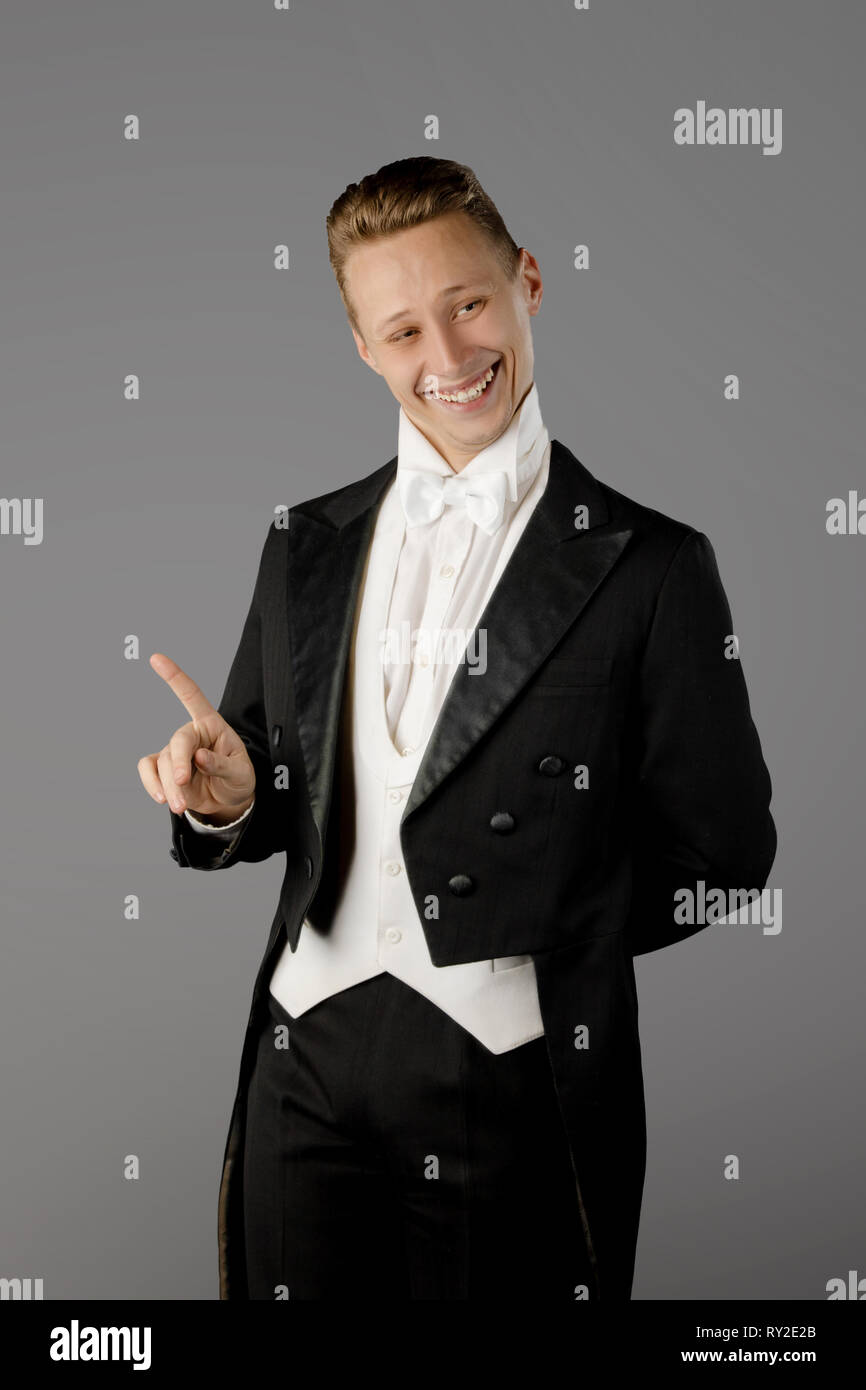 Portrait actor suit vest hi-res stock photography and images - Alamy