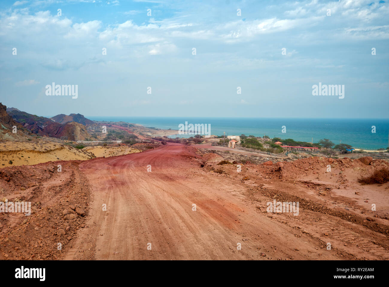 Hormuz Island in the Hormuz straight, south Iran taken in January 2019 ...