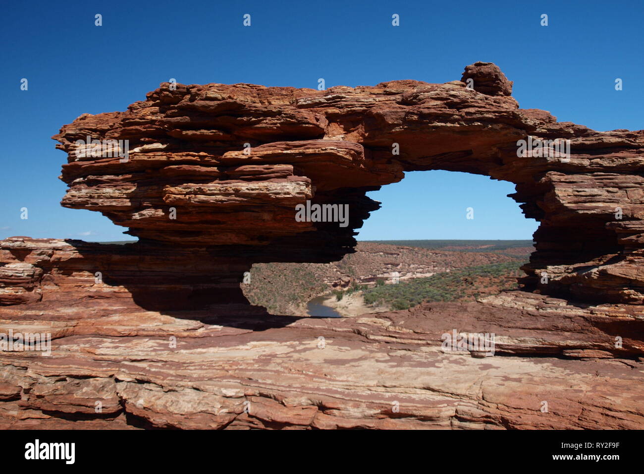 Natures Window, Kalbarri National Park, Western Australia Stock Photo ...