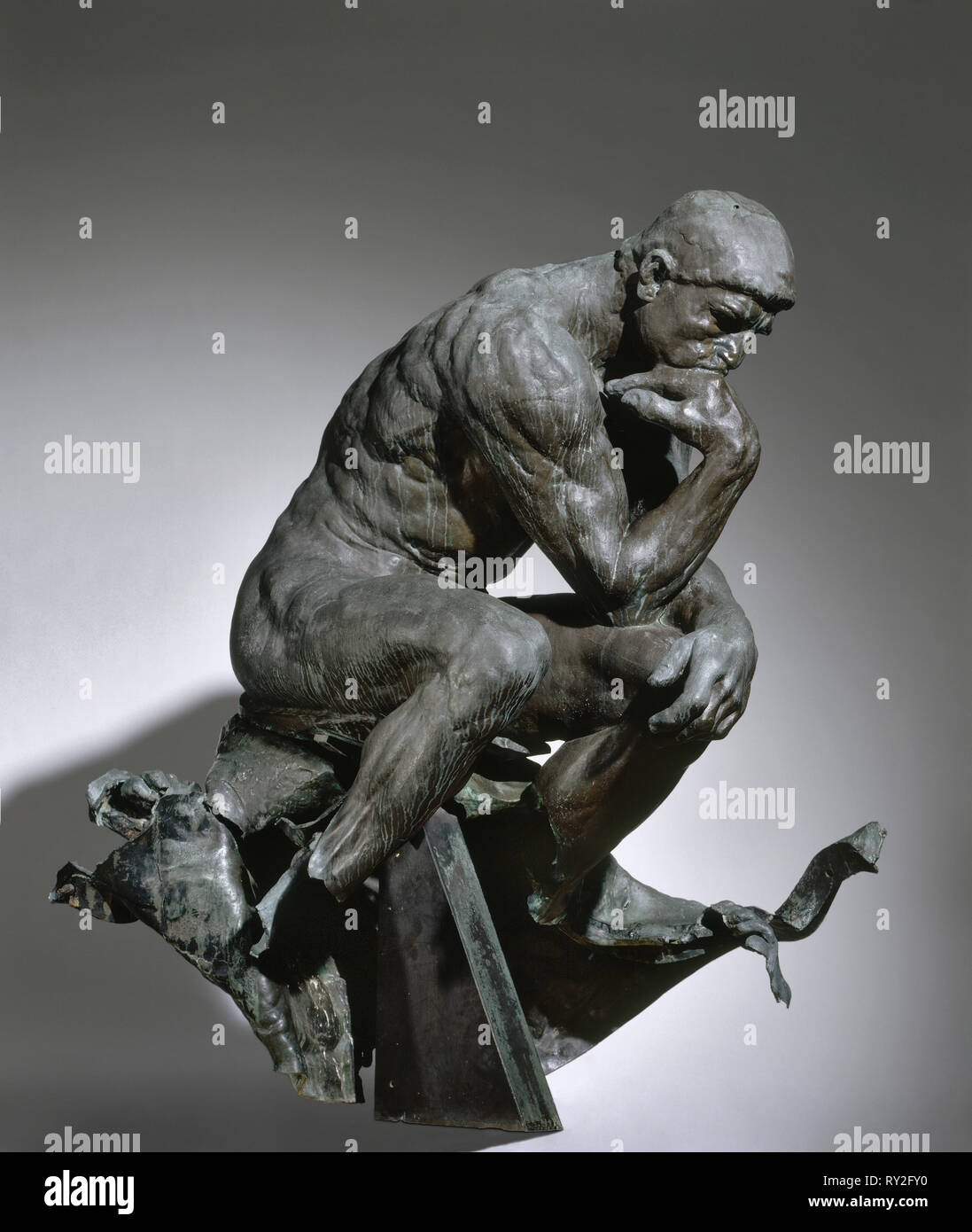 The Thinker, 1880-1881. Auguste Rodin (French, 1840-1917). Bronze ...