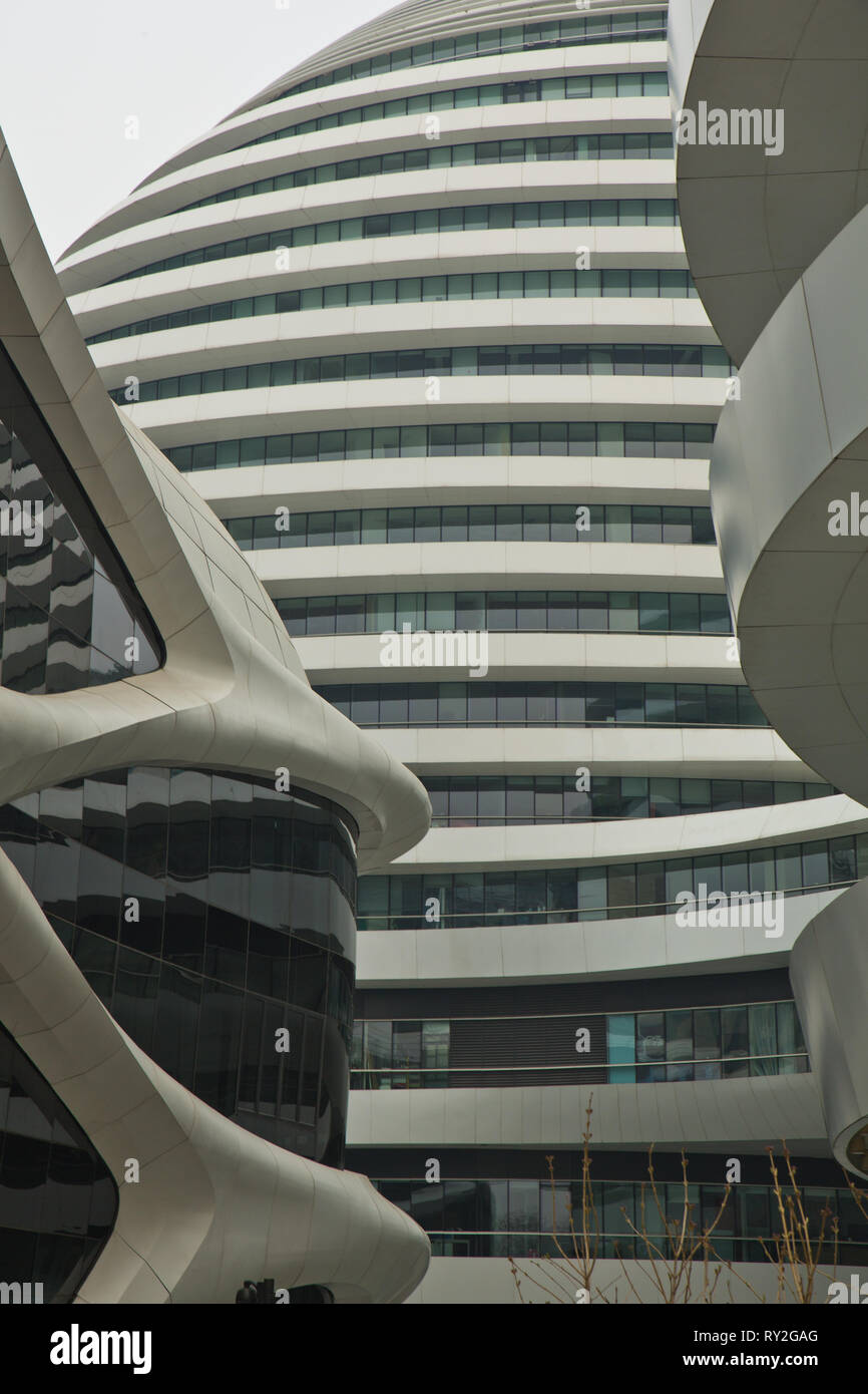 Galaxy soho beijing china architect hi-res stock photography and images ...