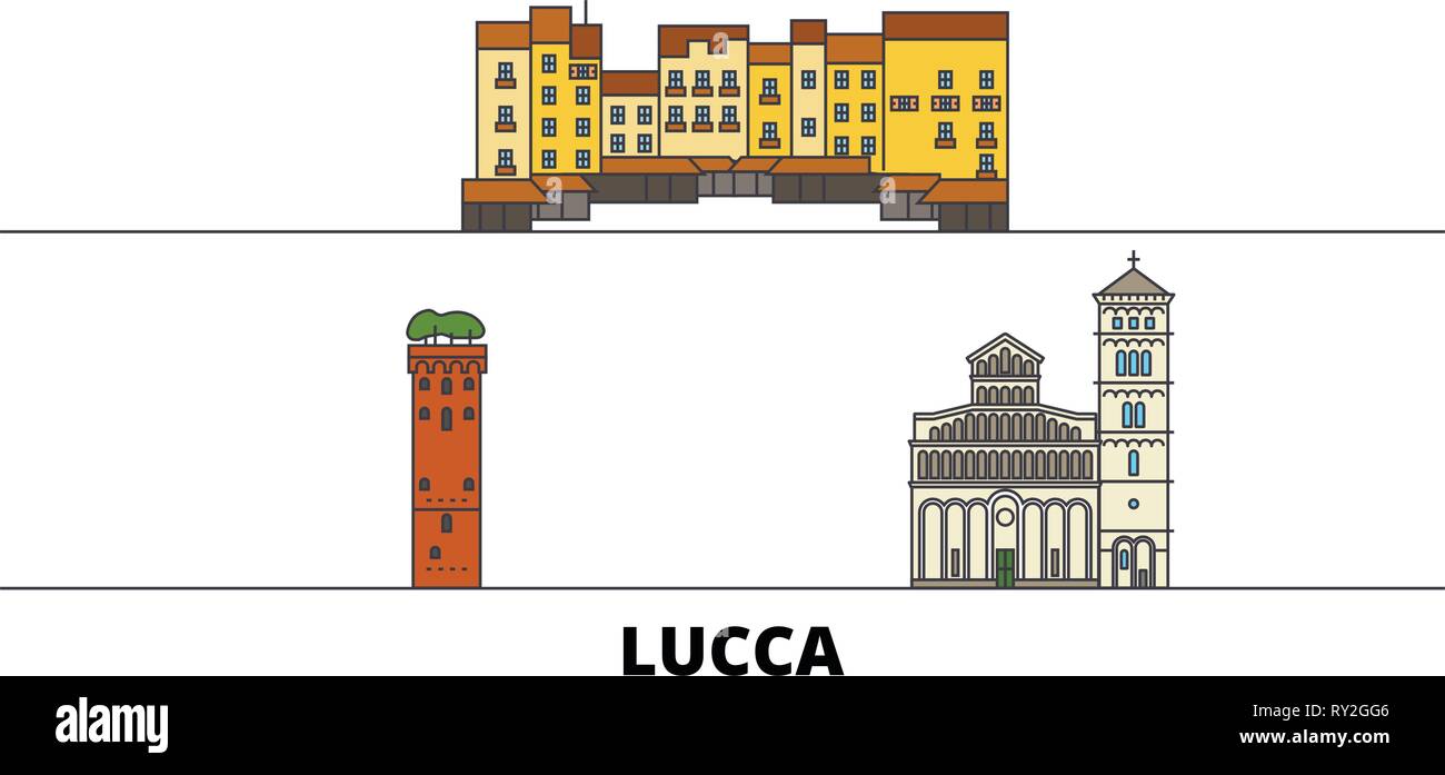 Lucca italy map hi-res stock photography and images - Alamy