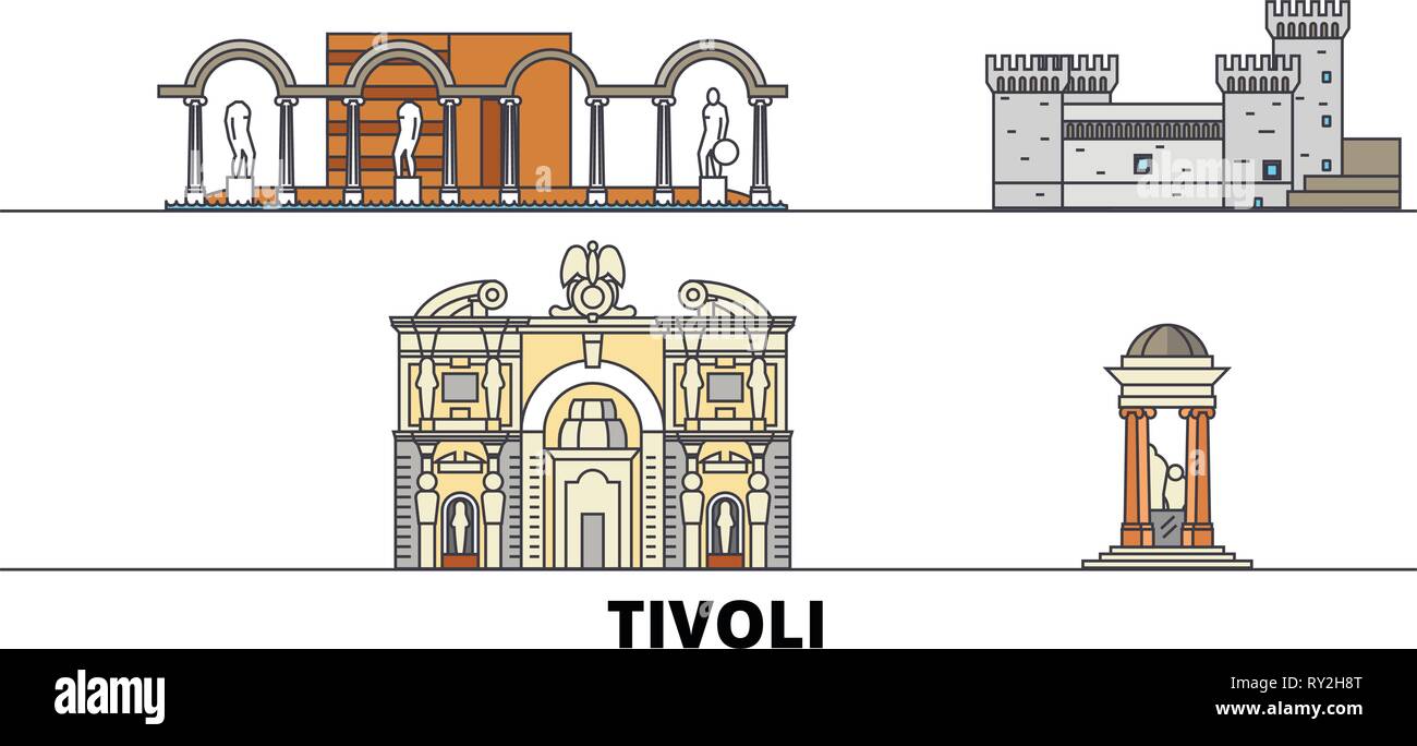 Italy tivoli Stock Vector Images - Alamy