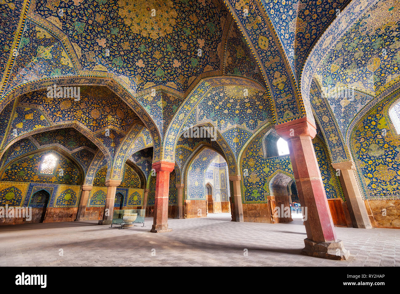 Shah Mosque at Naqsh-e Jahan Square in Isfahan, Iran, taken in Januray ...
