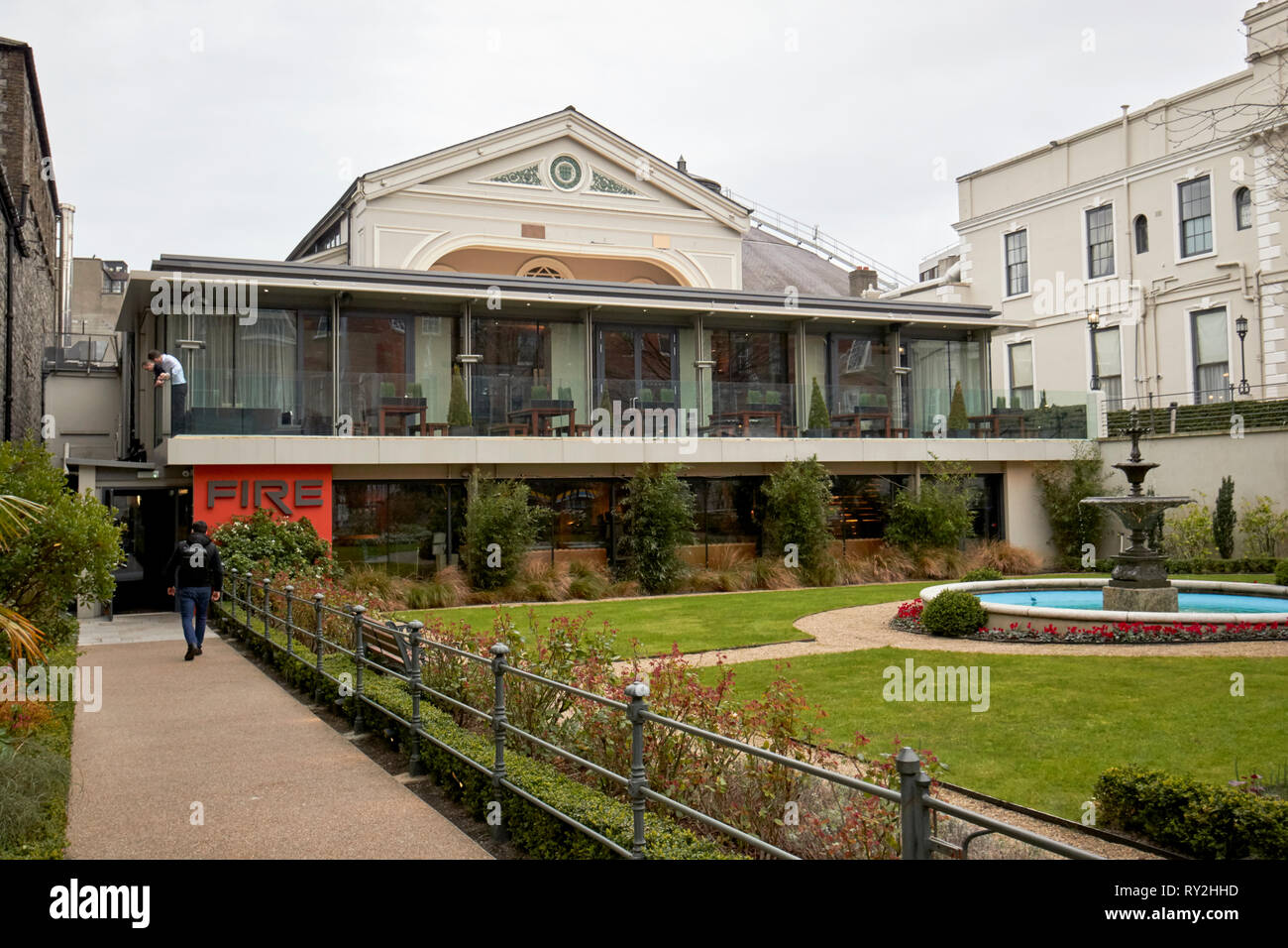 fire restaurant dawson street in the former supper room of the mansion ...
