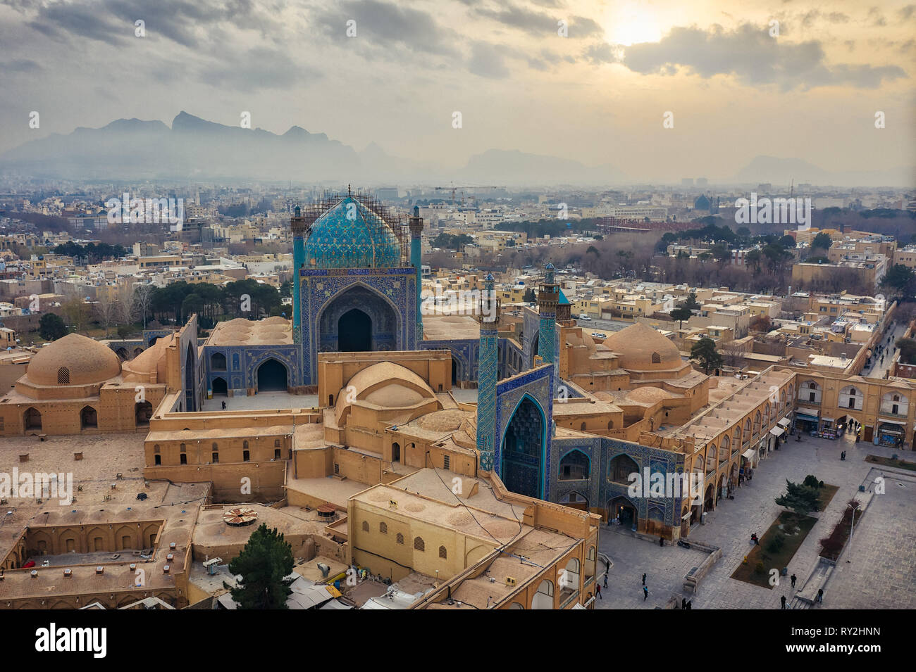 Naqsh-e Jahan Square in Isfahan, Iran, taken in Januray 2019 taken in ...