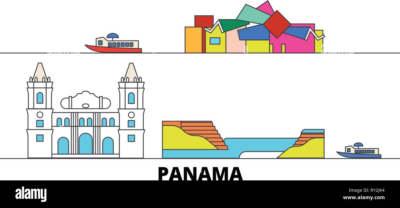 Panama city tour Stock Vector Images - Alamy