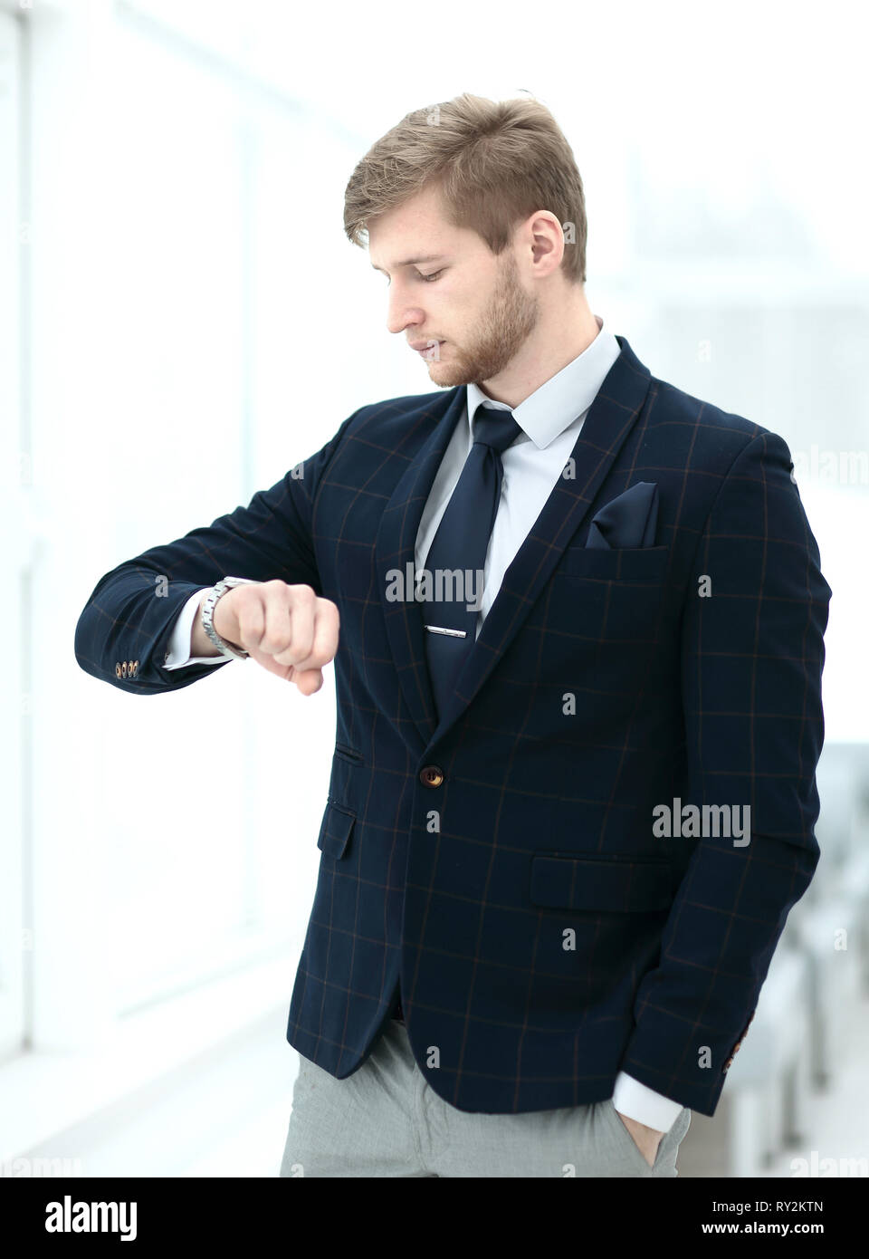 Office smart watch boss hi-res stock photography and images - Alamy