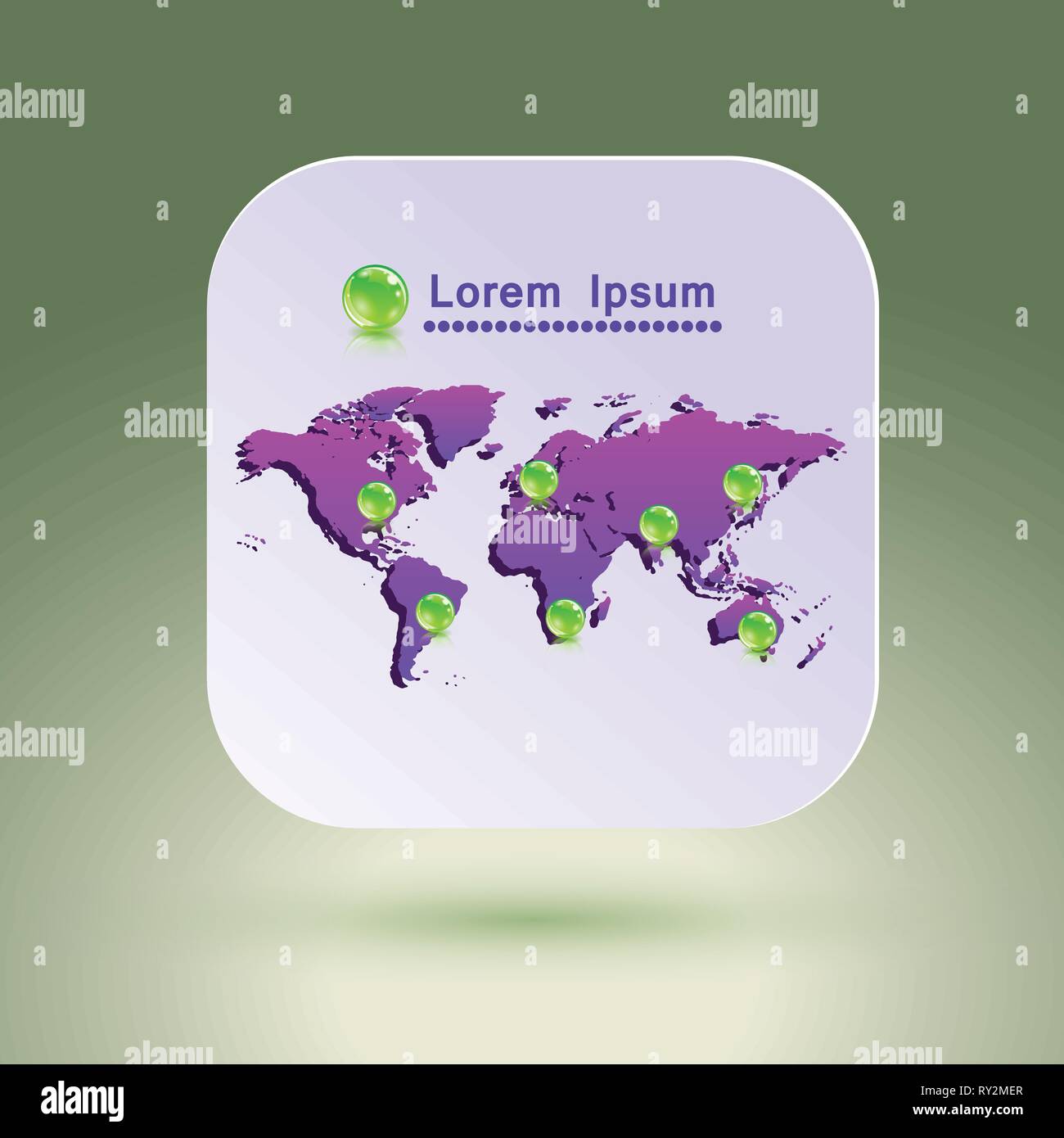 Map icon for application Stock Vector Image & Art - Alamy