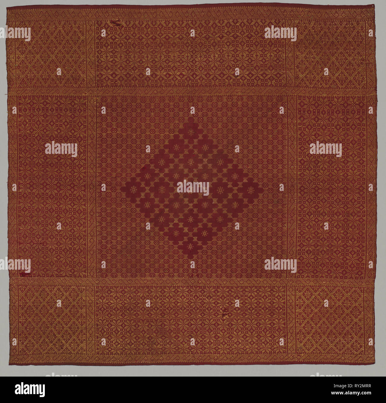 Square, Probably Head Wrapper, late 1800s. Indonesia, Sumatra ...