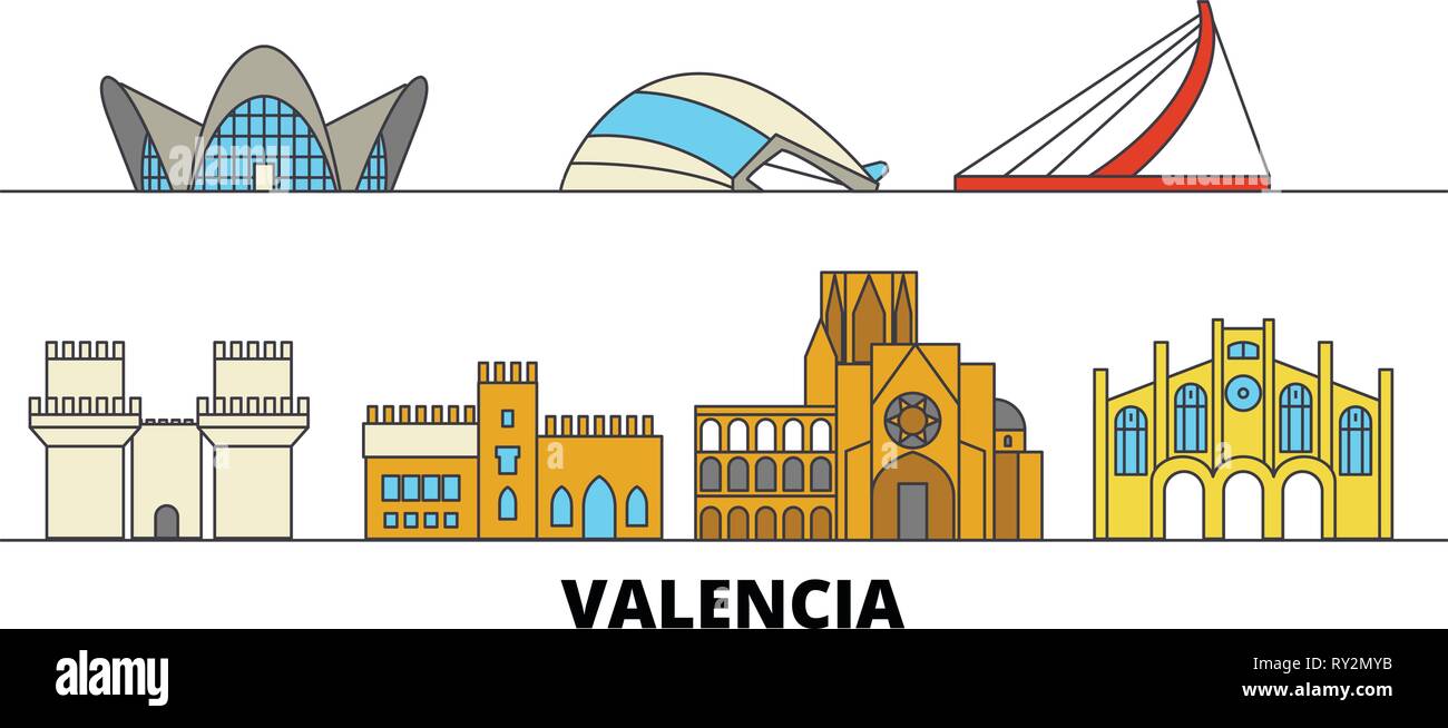 Valencia Stock Vector Images - Alamy