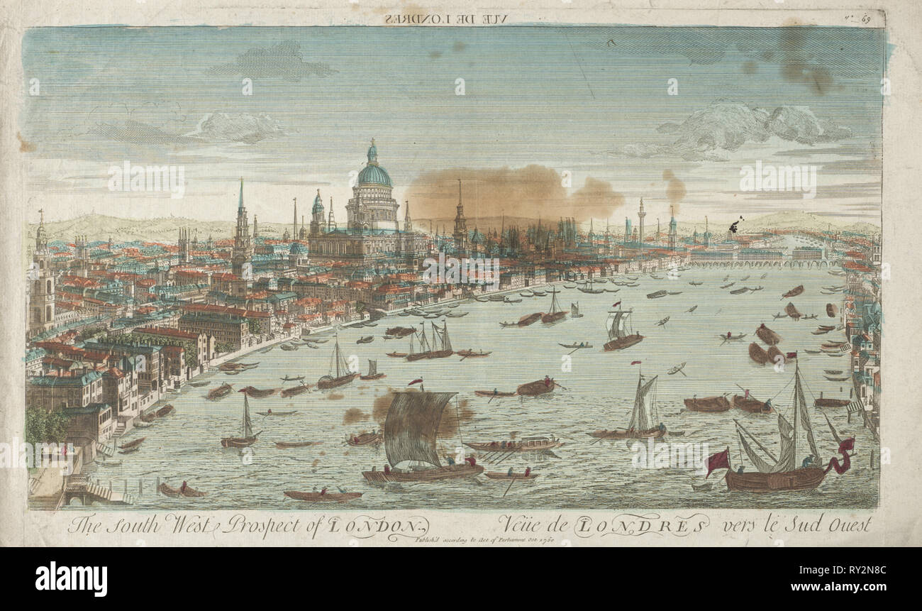 London engraving 1760 hi-res stock photography and images - Alamy