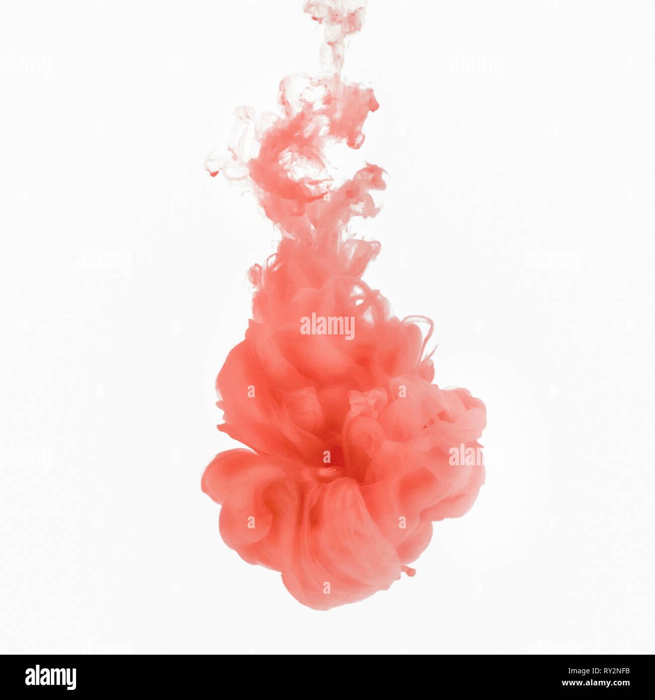 Colored smoke swirling underwater Stock Photo - Alamy