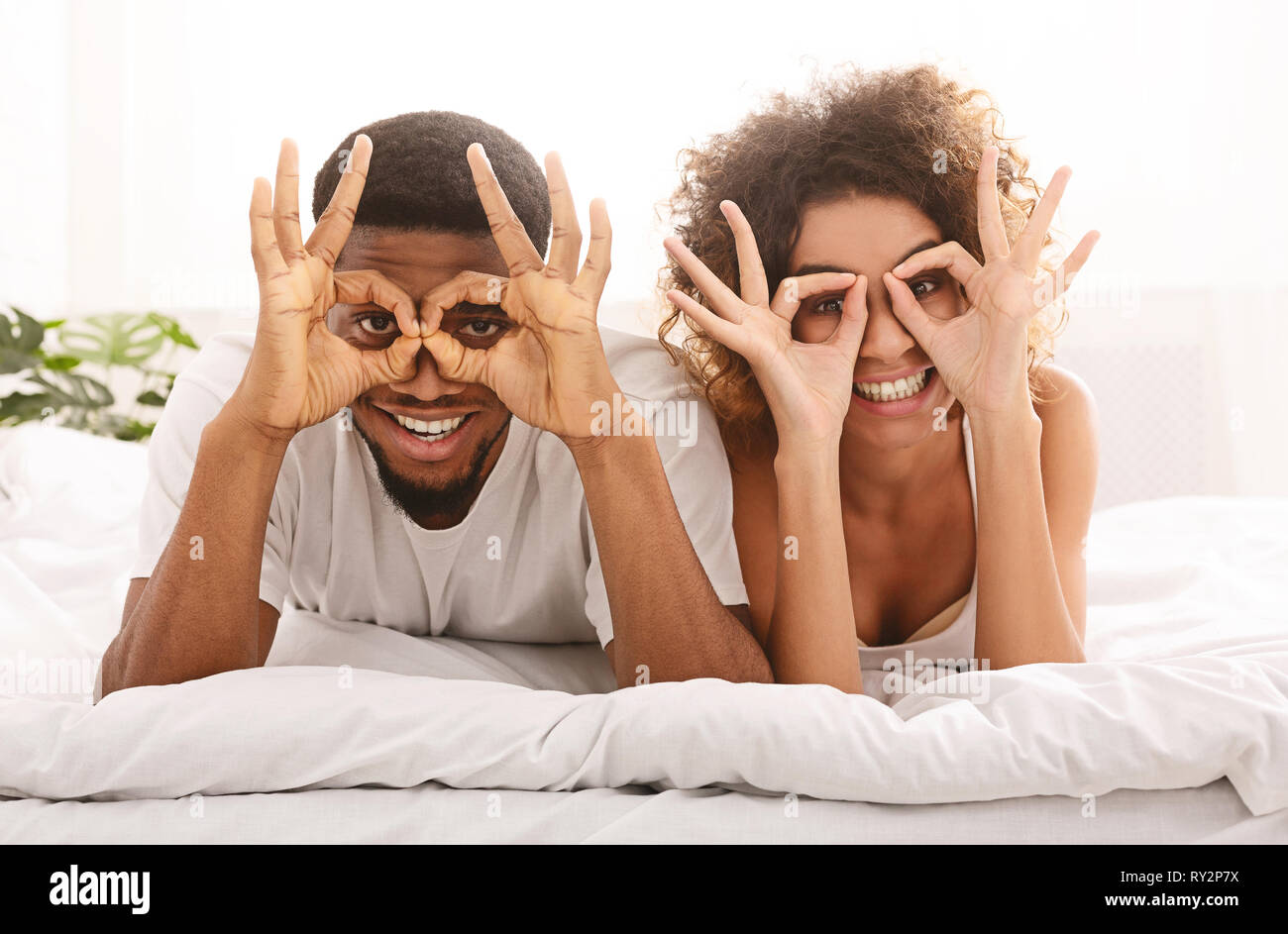 Happy fingers couple in love hi-res stock photography and images - Alamy