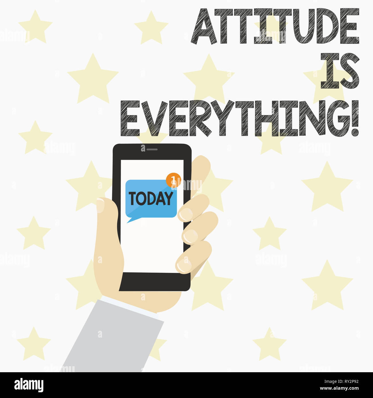 Handwriting text Attitude Is Everything. Conceptual photo Personal ...