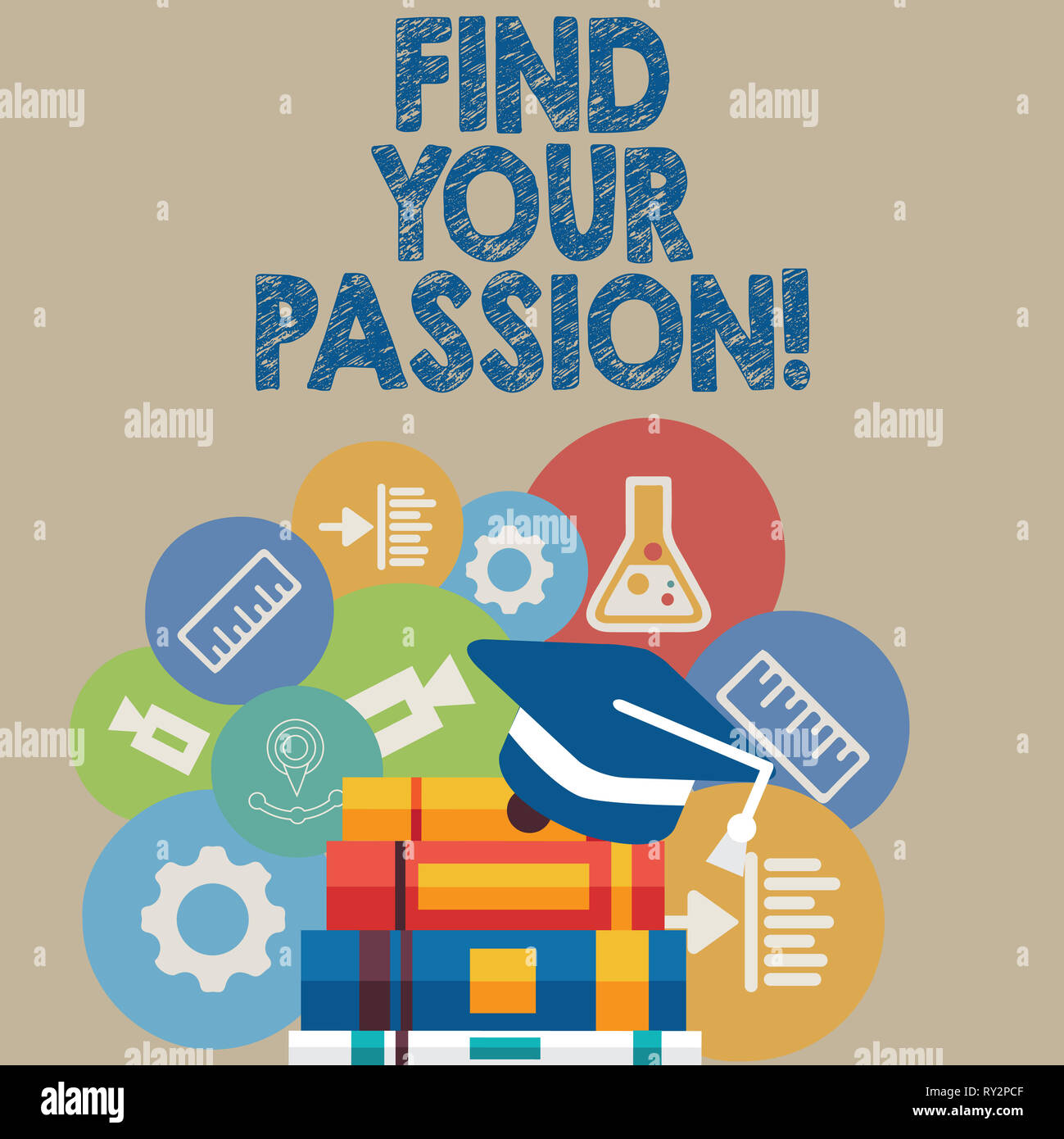Handwriting text writing Find Your Passion. Conceptual photo encourage ...