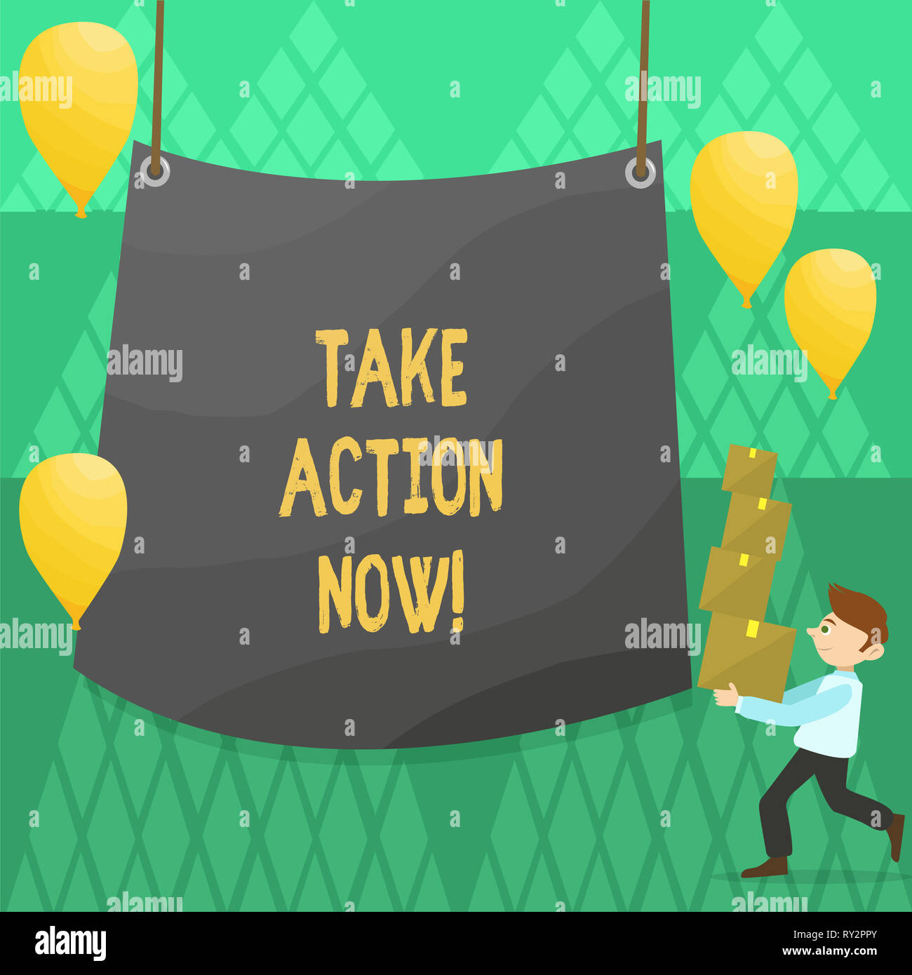 Conceptual hand writing showing Take Action Now. Concept meaning Urgent ...