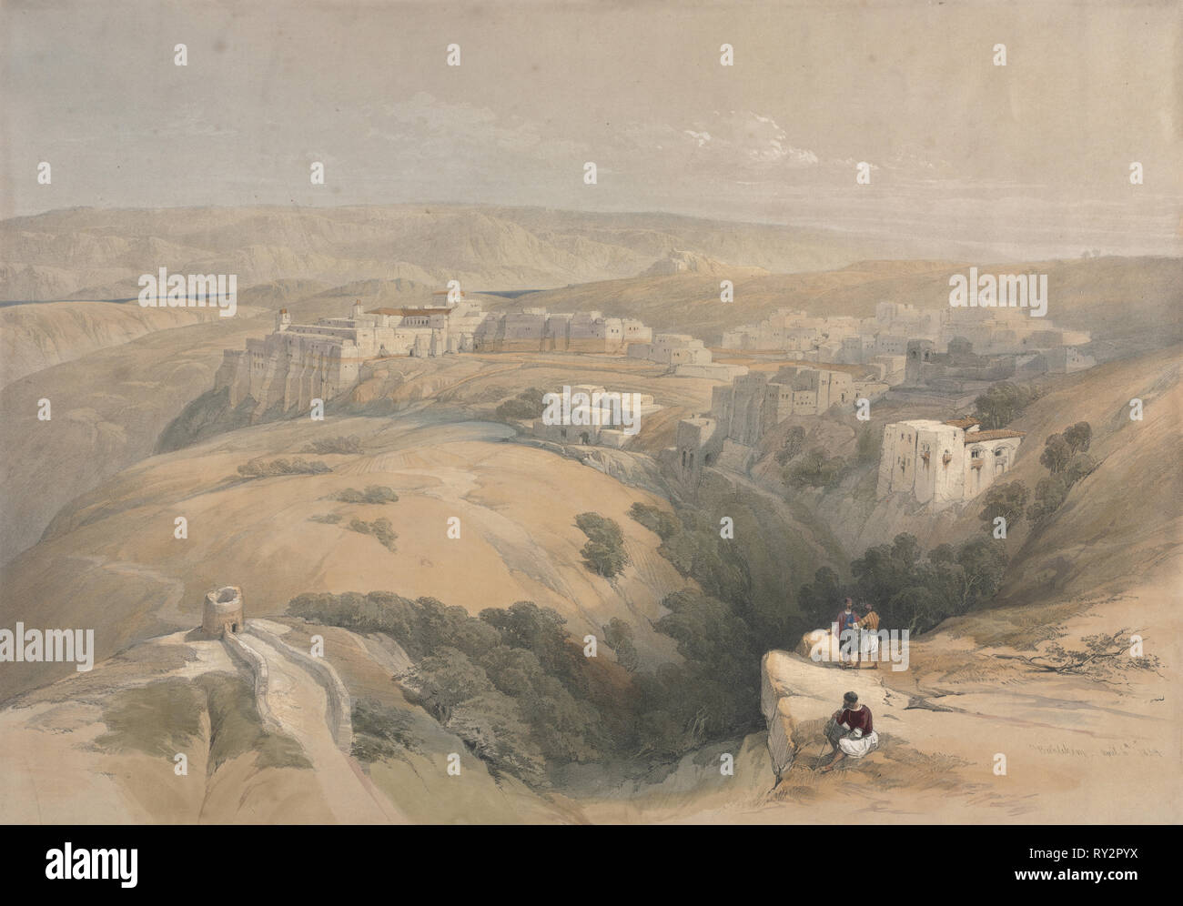 1839 lithograph by roberts hi-res stock photography and images - Alamy