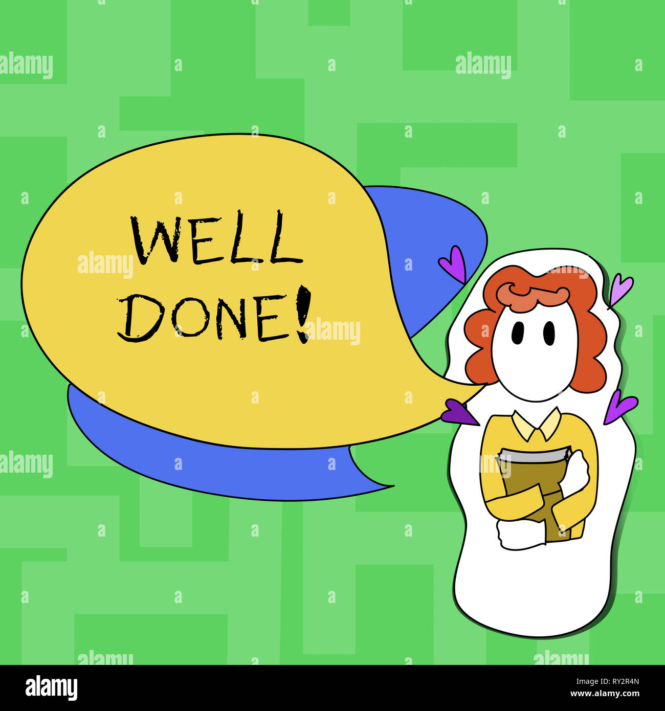 Text sign showing Well Done. Business photo text Good Job Great Results ...