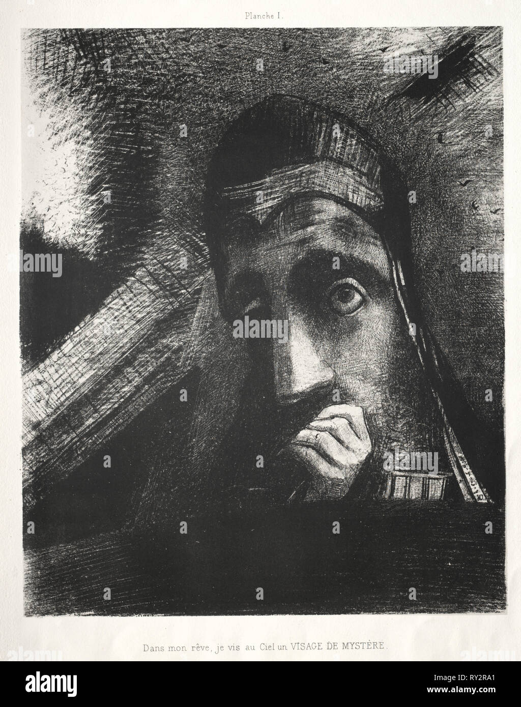 Homage to Goya, 1885. Odilon Redon (French, 1840-1916). Lithograph ...