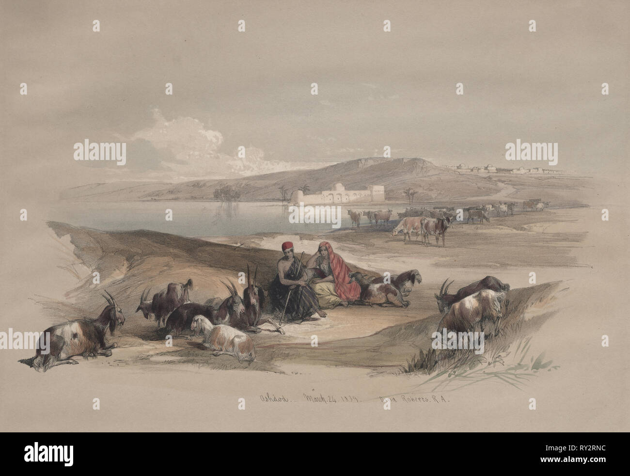 1839 david roberts hi-res stock photography and images - Alamy