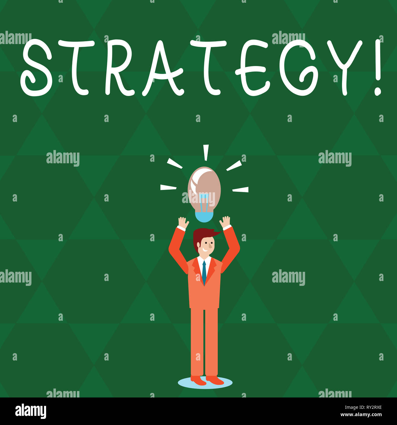 Text sign showing Strategy. Business photo text Group of ideas planned ...