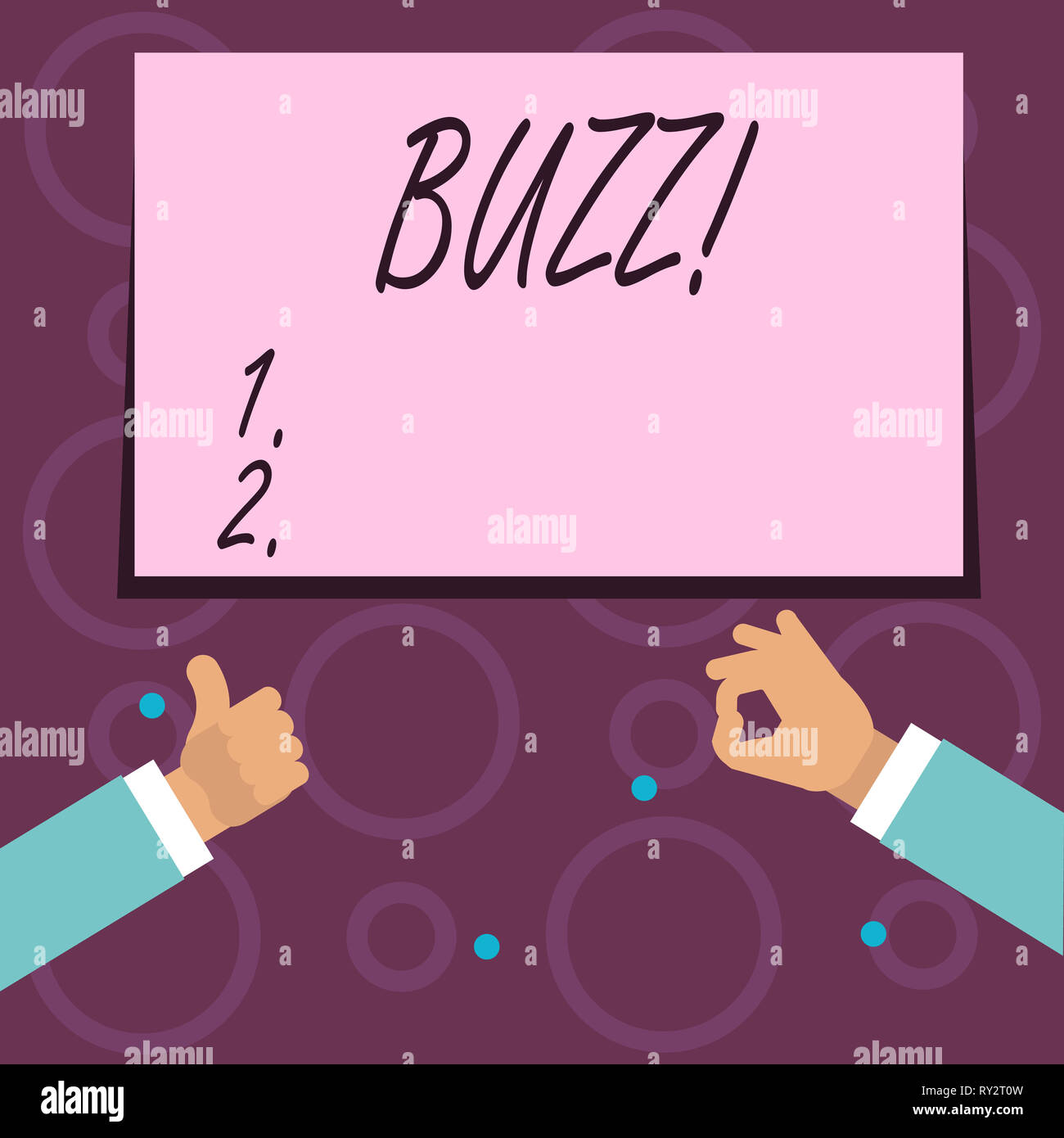 Conceptual hand writing showing Buzz. Concept meaning Hum Murmur Drone ...