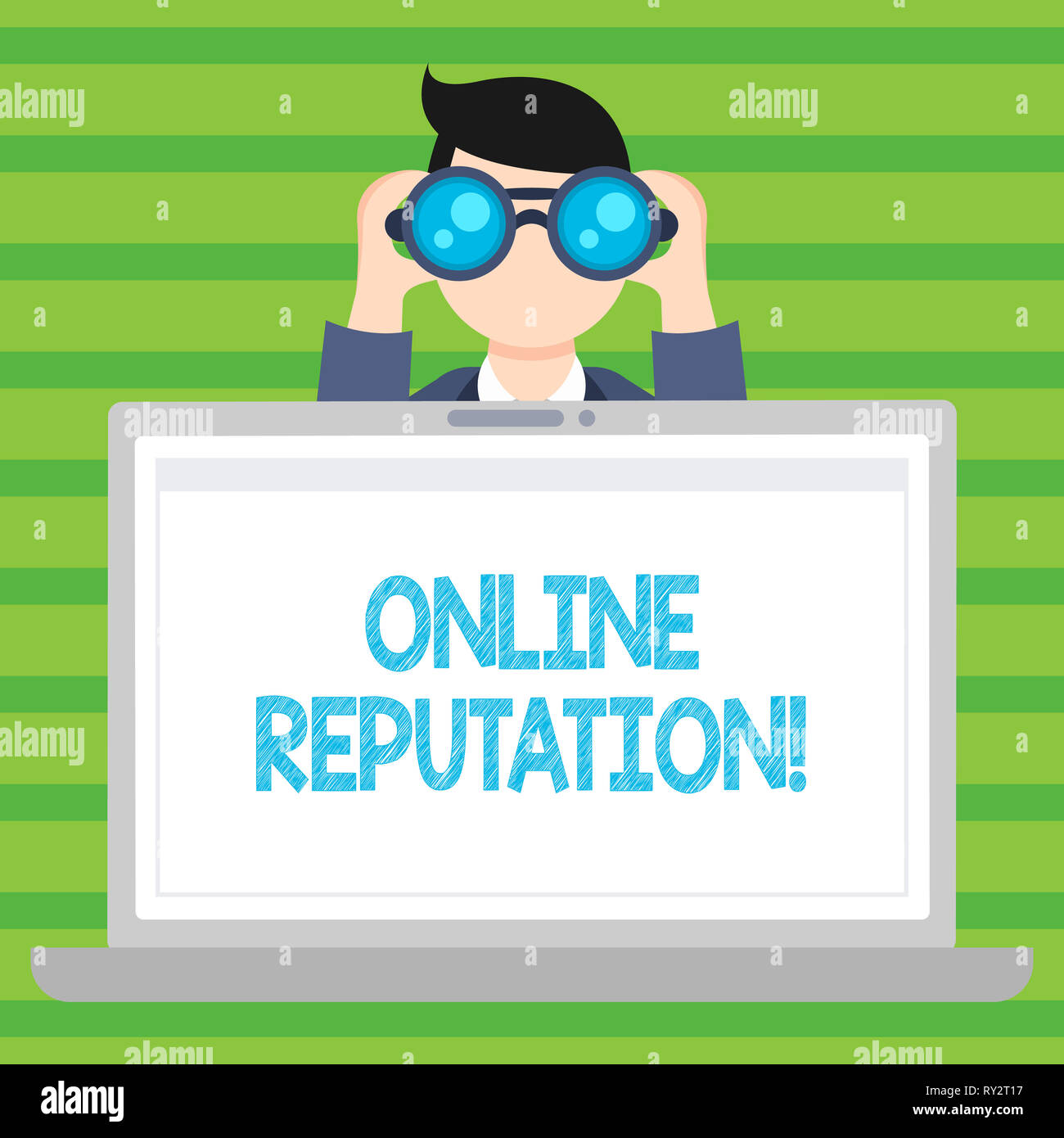 Conceptual hand writing showing Online Reputation. Concept meaning ...